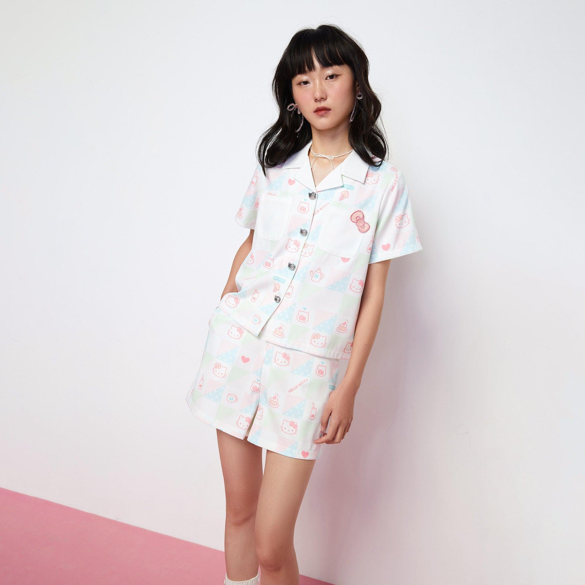 Hello Kitty Monogram Shirt Multi Color